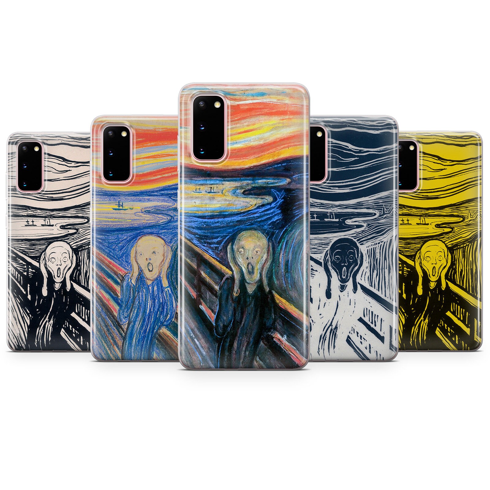 Edvard Munch Phone Case, Scream, Classic Iconic Oil Painting Cover ...