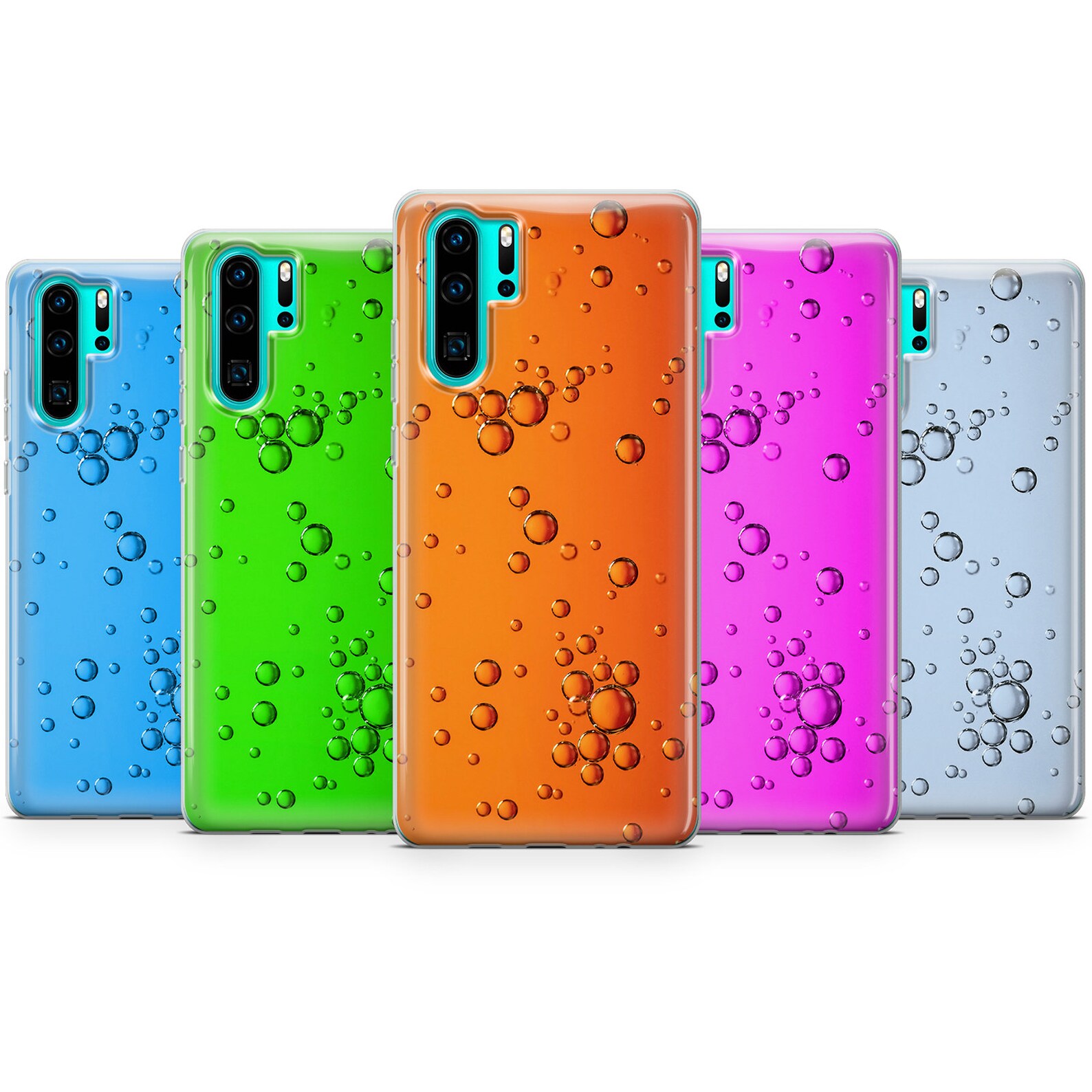 Bubbles Phone Case, Colorful Bubble Pattern Phone Cover - Fits Iiphone ...
