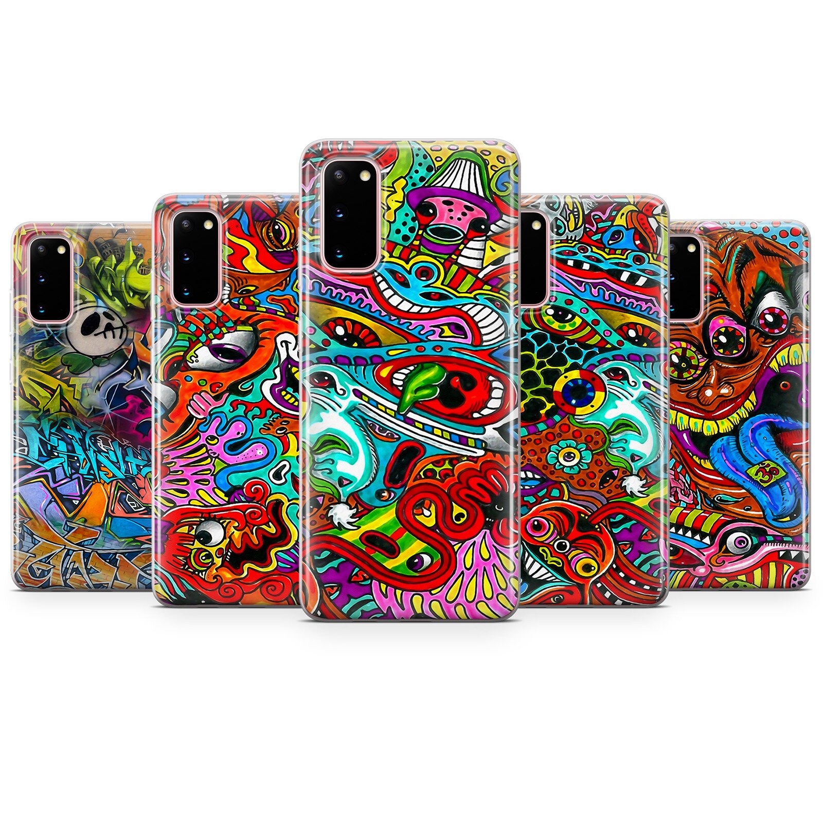 Graffiti Phone Case, Abstract Street Art Psychedelic Trippy Cover ...