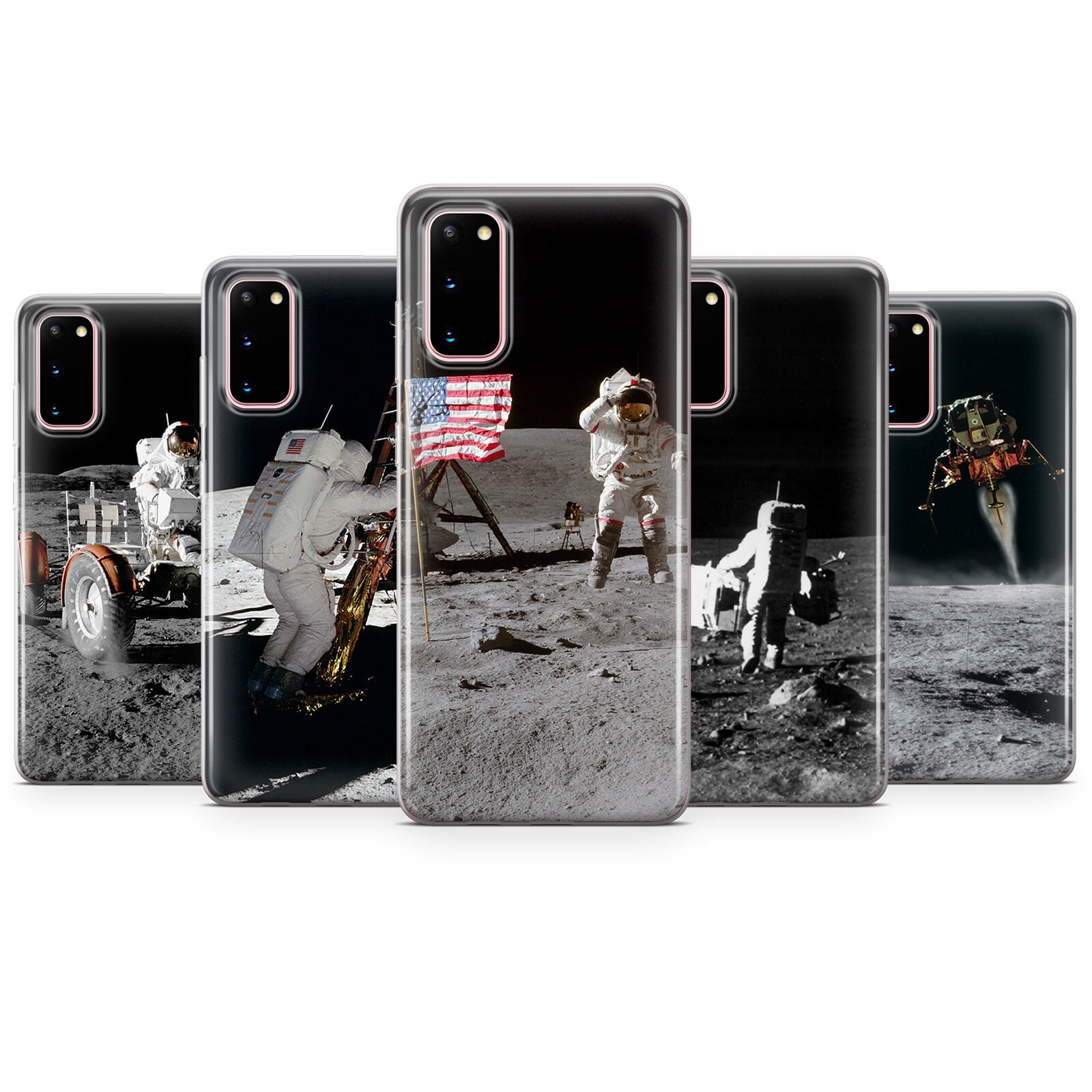 Apollo Moon Landing Phone Case Universe Space NASA Phone | Etsy