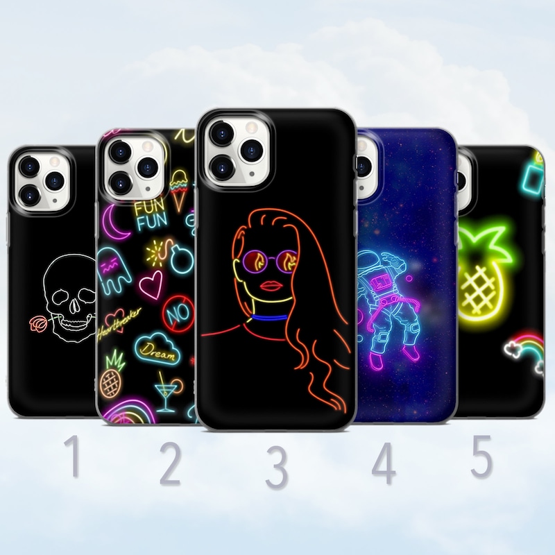 Neon iPhone Case - Etsy