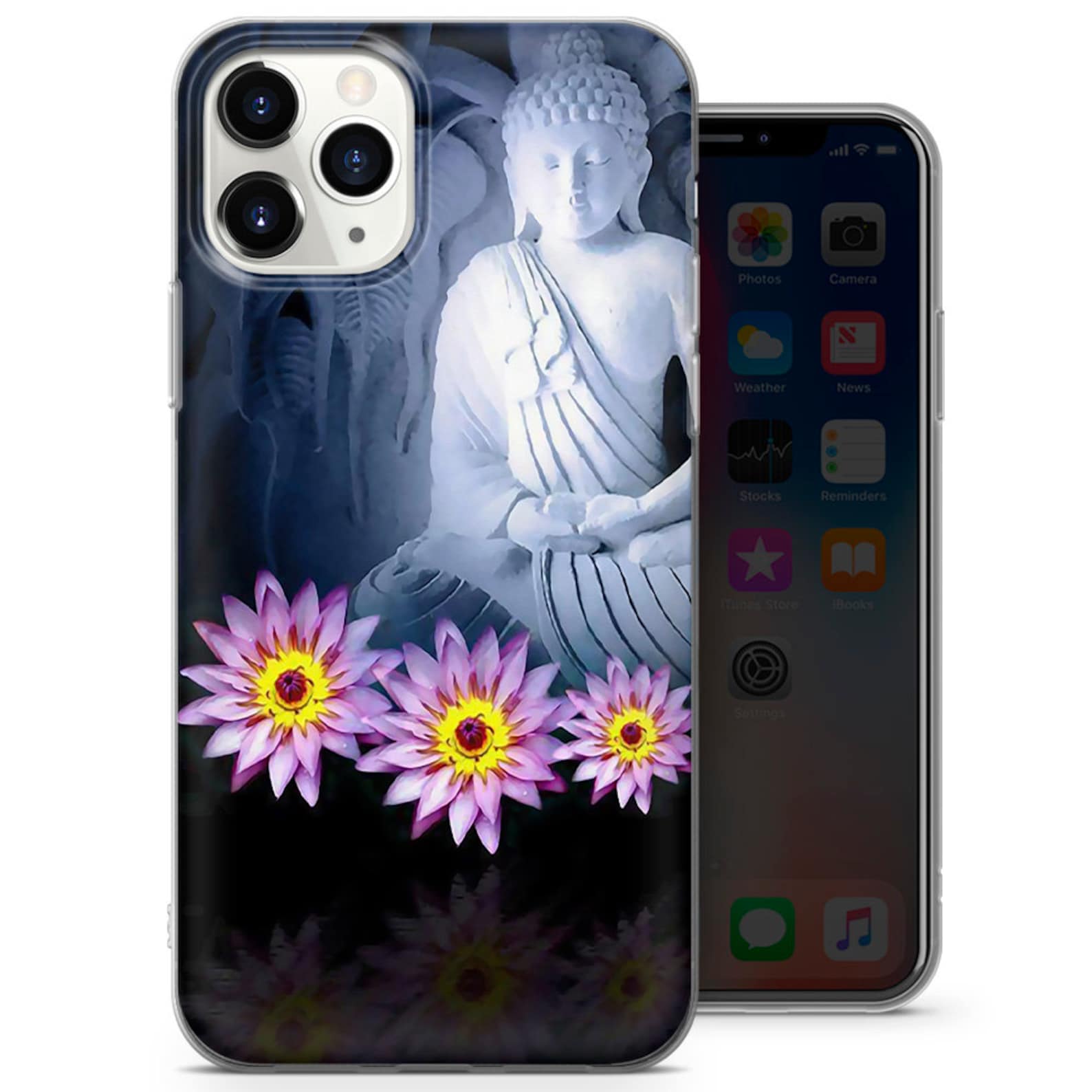 Buddha Phone Case, Buddhism, Aesthetic Harmony Cover - Fits iPhone ...