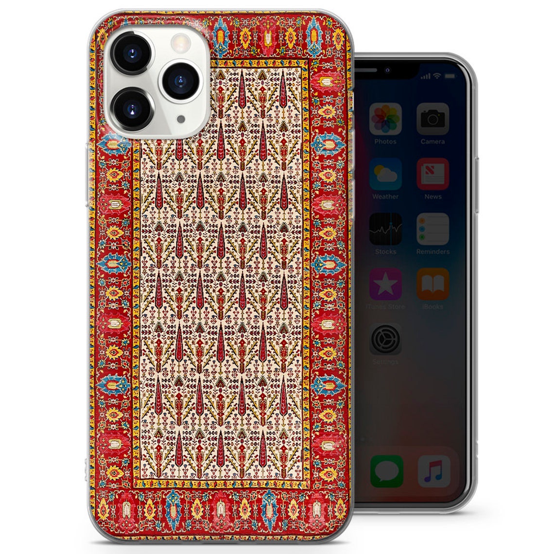 Oriental Carpet Phone Case Persian Rug Aesthetic Colorful - Etsy UK