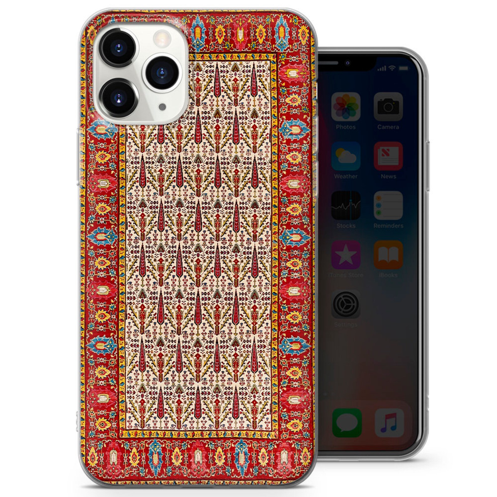 Oriental Carpet Phone Case Persian Rug Aesthetic Colorful - Etsy UK