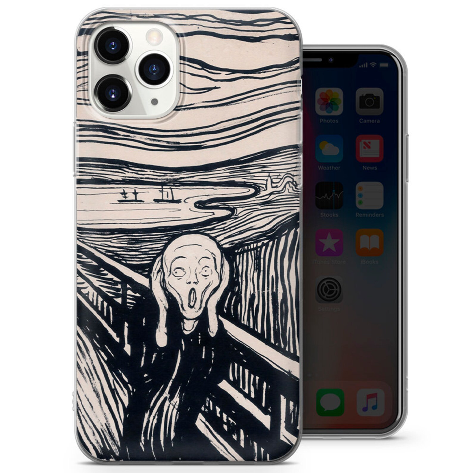 Edvard Munch Phone Case, Scream, Classic Iconic Oil Painting Cover ...