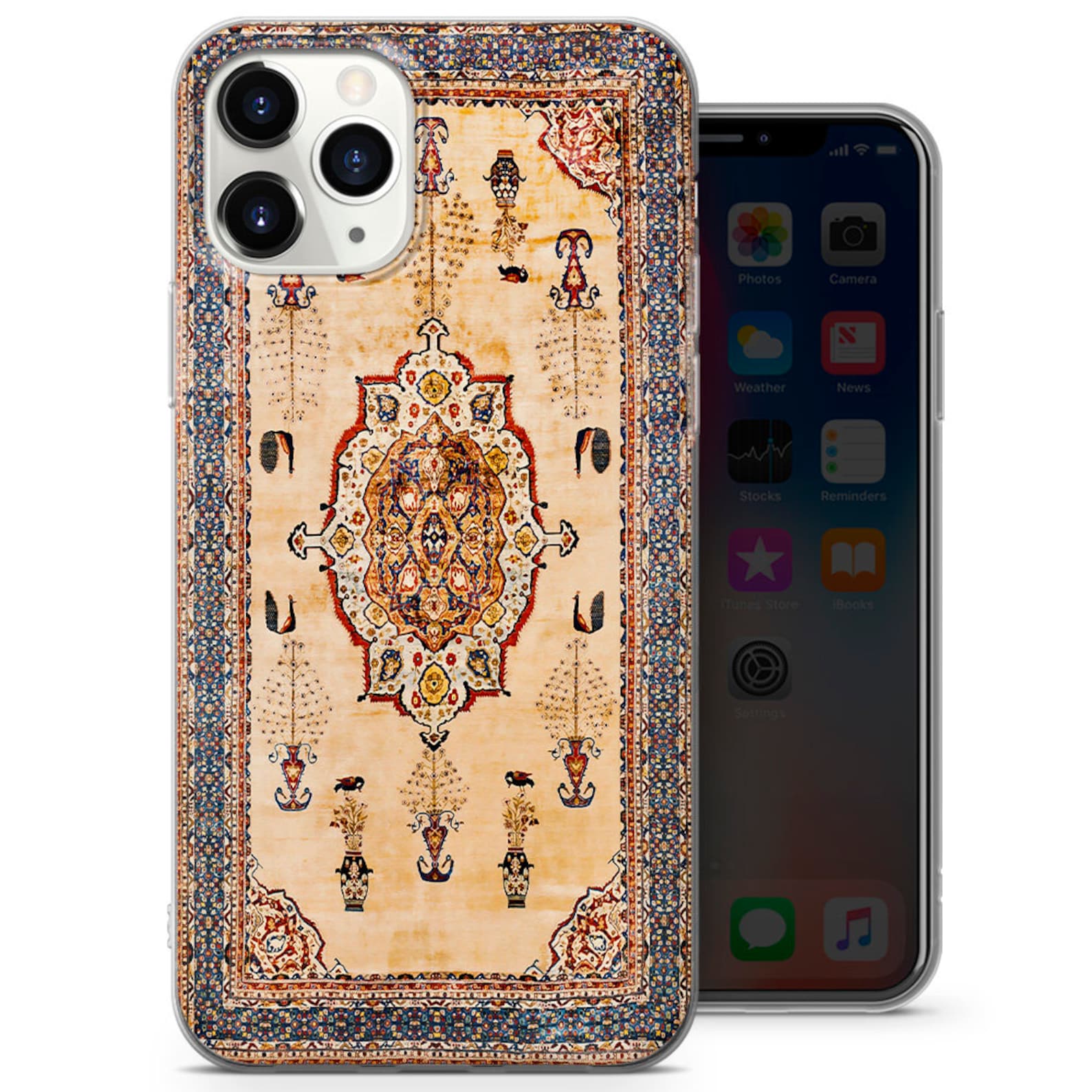 Oriental Carpet Phone Case Persian Rug Aesthetic Colorful - Etsy UK