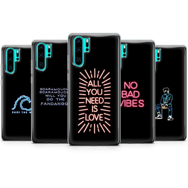 Neon Phone Case, Aesthetic Retro Neon Glow Cover - Fits iPhone 7, 8 ...