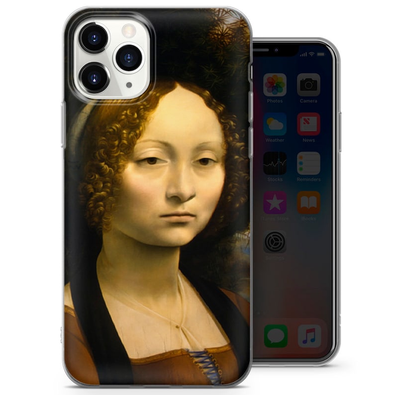 Da Vinci Phone Case Famous Art Iconic Oil Painting Aesthetic - Etsy