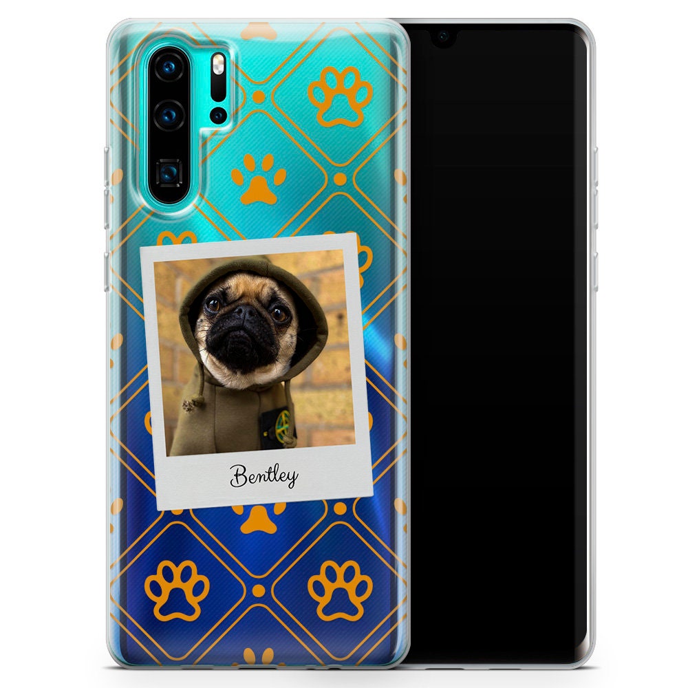 Personalized Pet Clear Phone Case, Cute Paws, Dog, Cat, Gift Idea ...