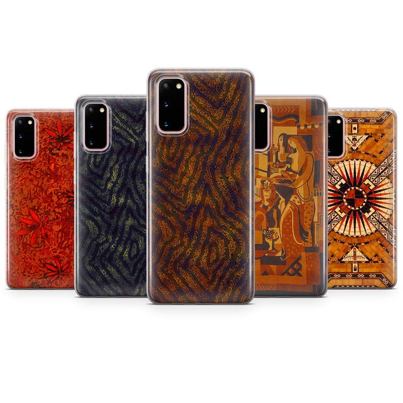 Art Deco Phone Case, Abstract Aesthetic Pattern Bling Cover - Fits ...