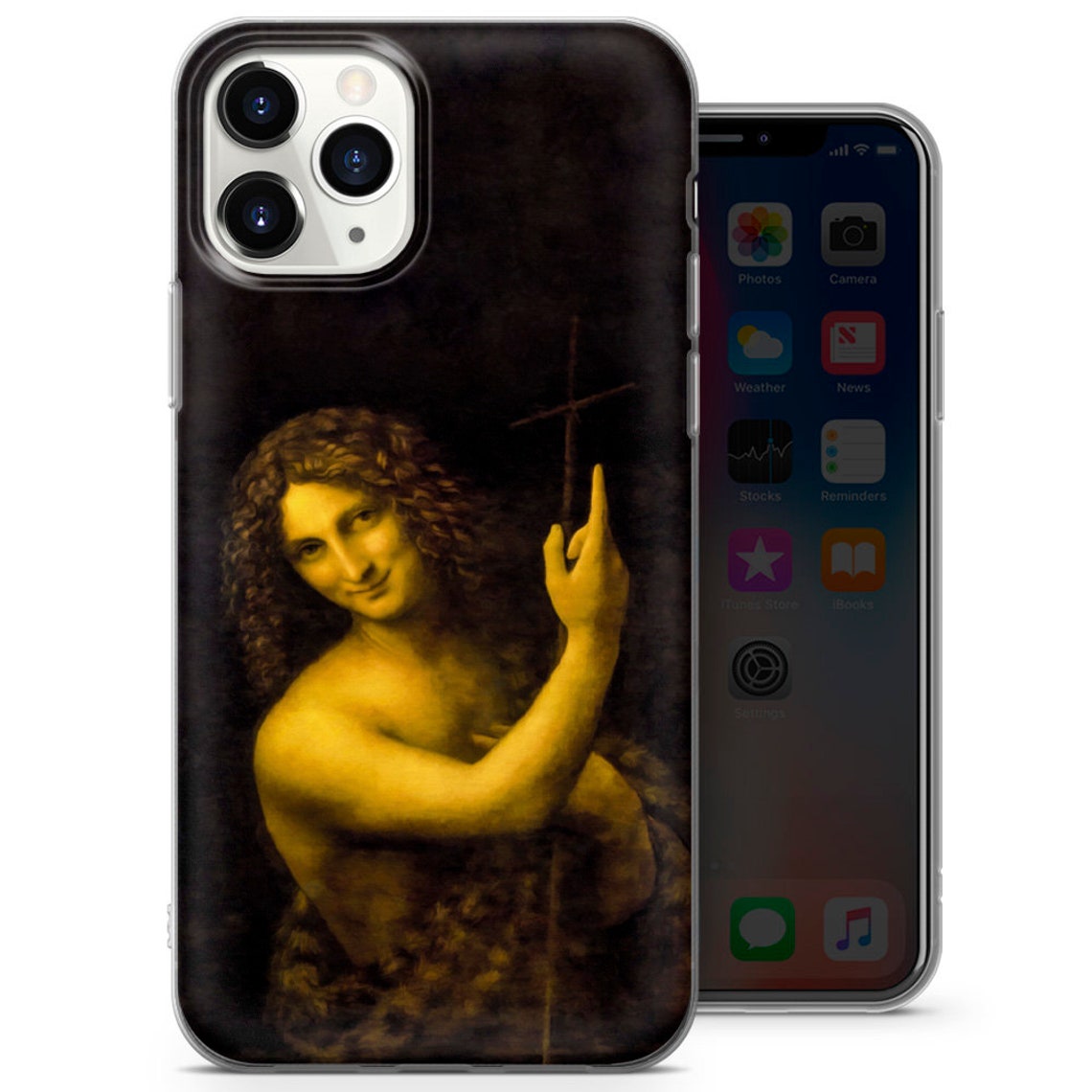 Da Vinci Phone Case Famous Art Iconic Oil Painting Aesthetic - Etsy