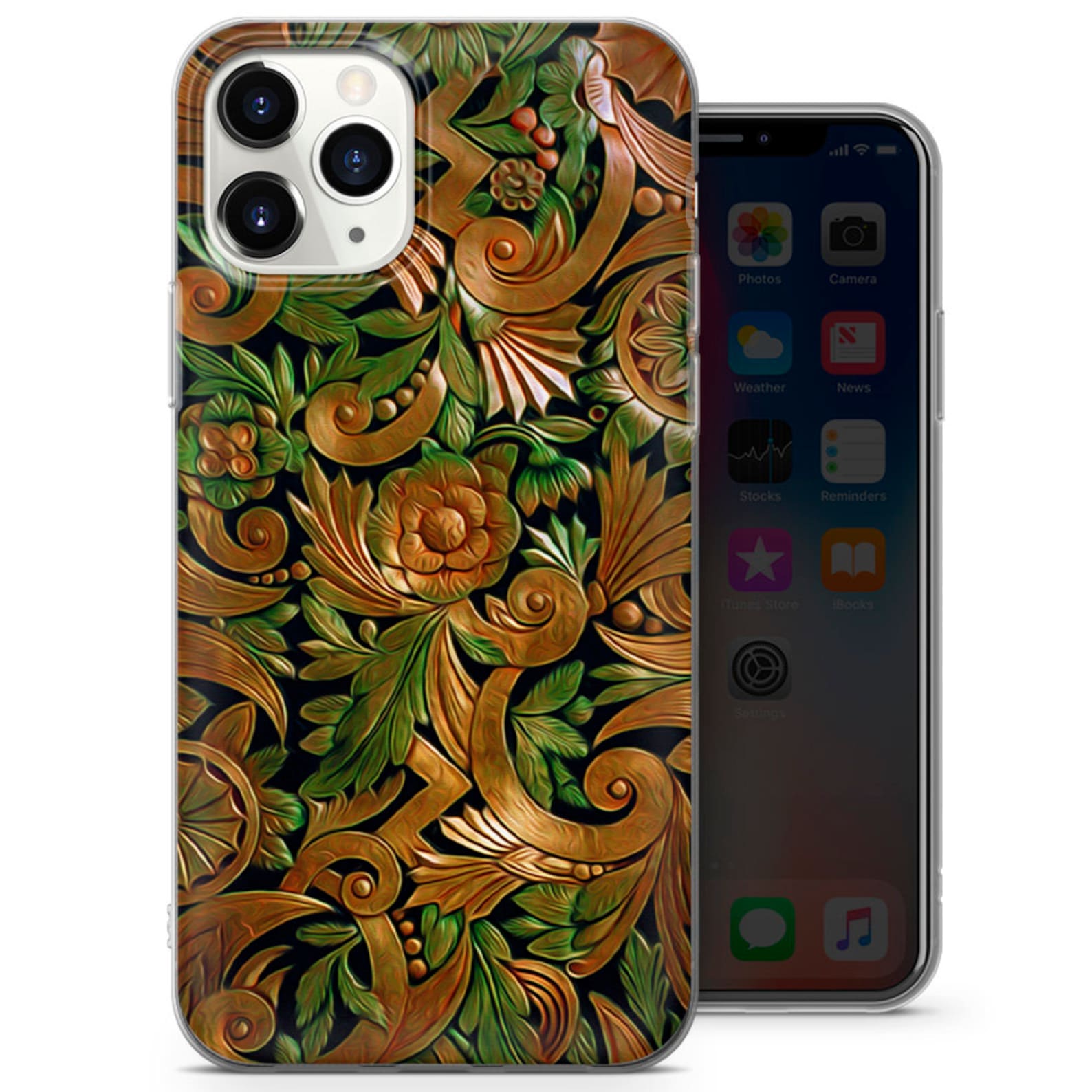 Art Deco Phone Case, Oil Painting, Aesthetic Retro, Colorful Bling ...