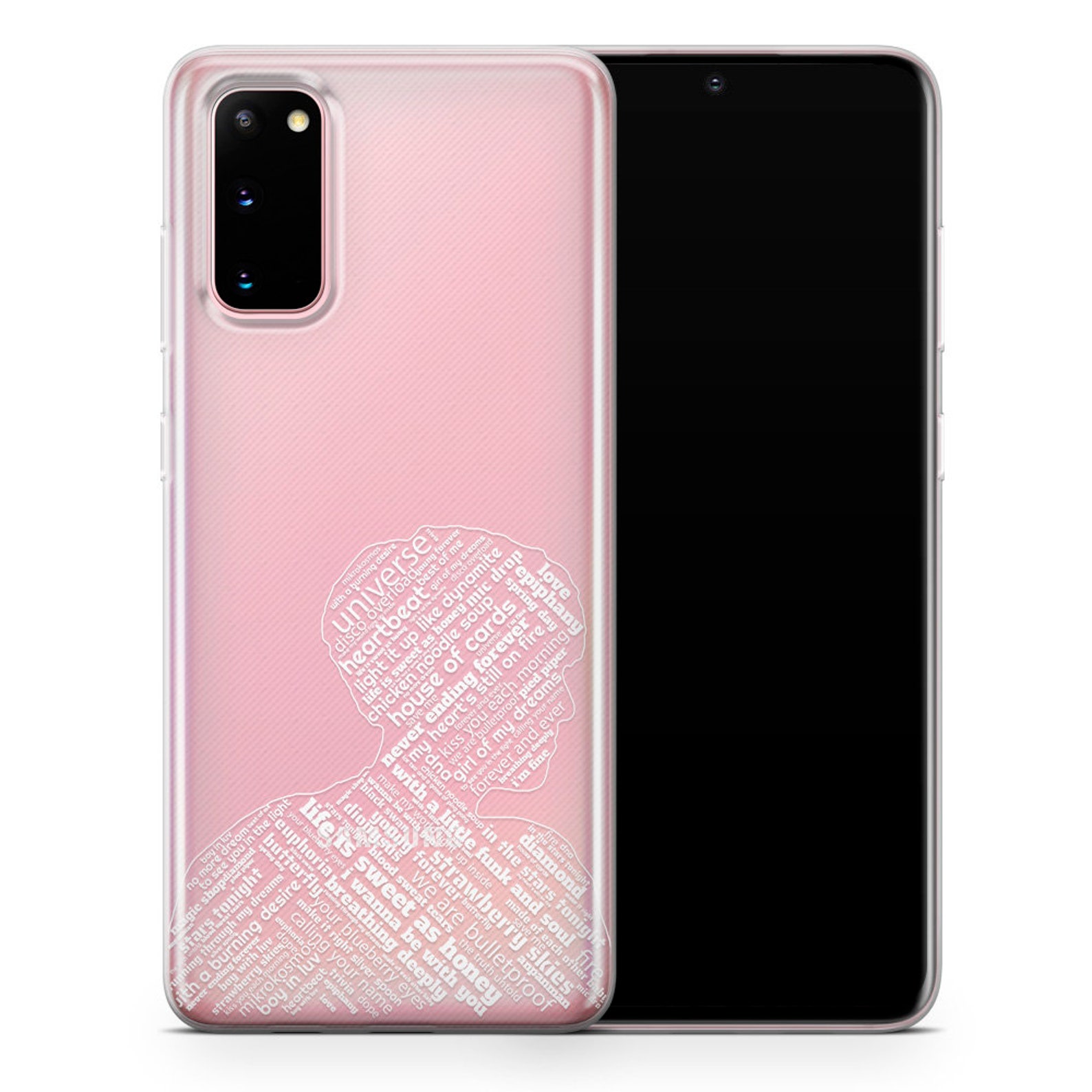 BTS Clear Phone Case Aesthetic Kpop Lyrics Line Art Cover - Etsy