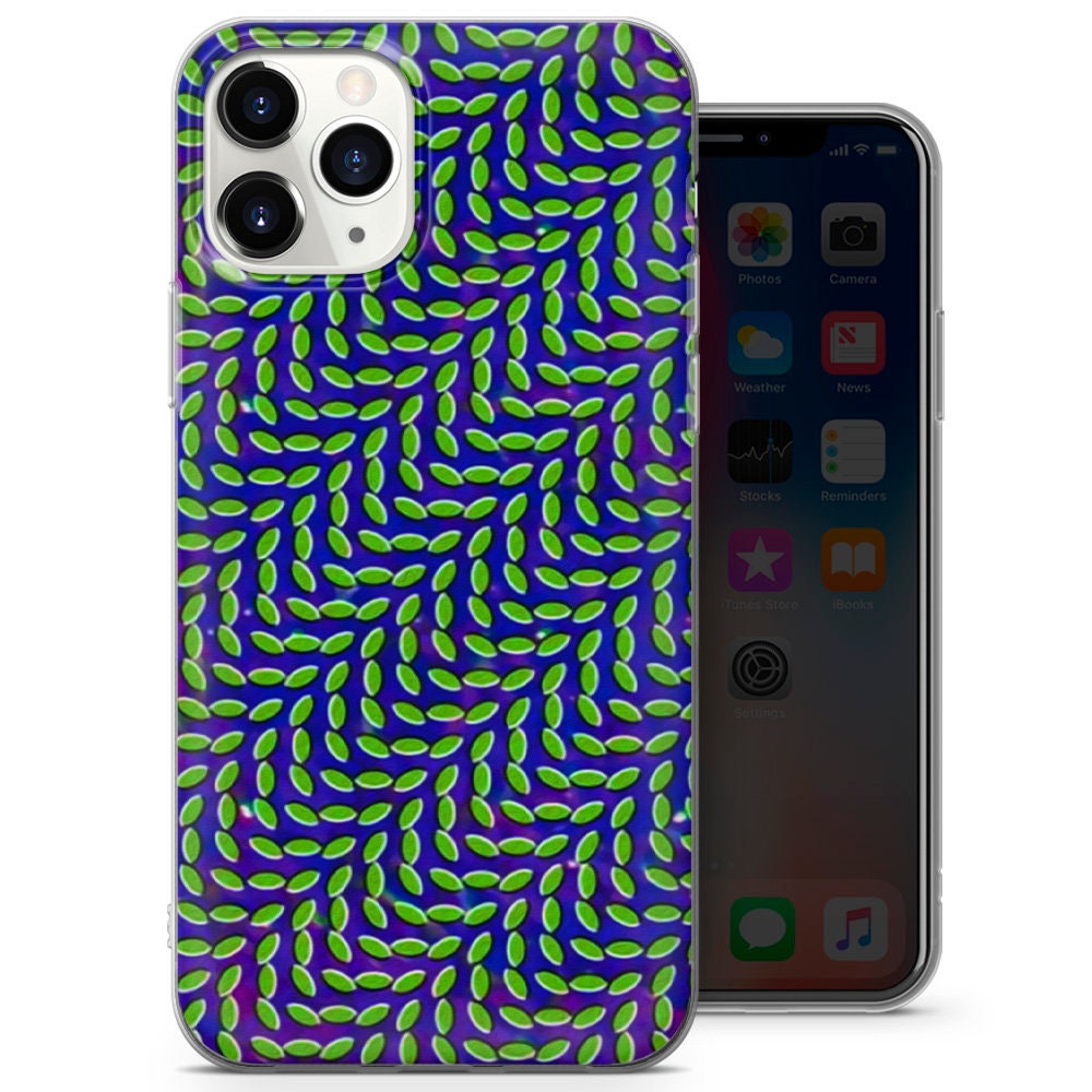 Optical Illusion Phone Case Geometric Pattern Op Art Cover | Etsy
