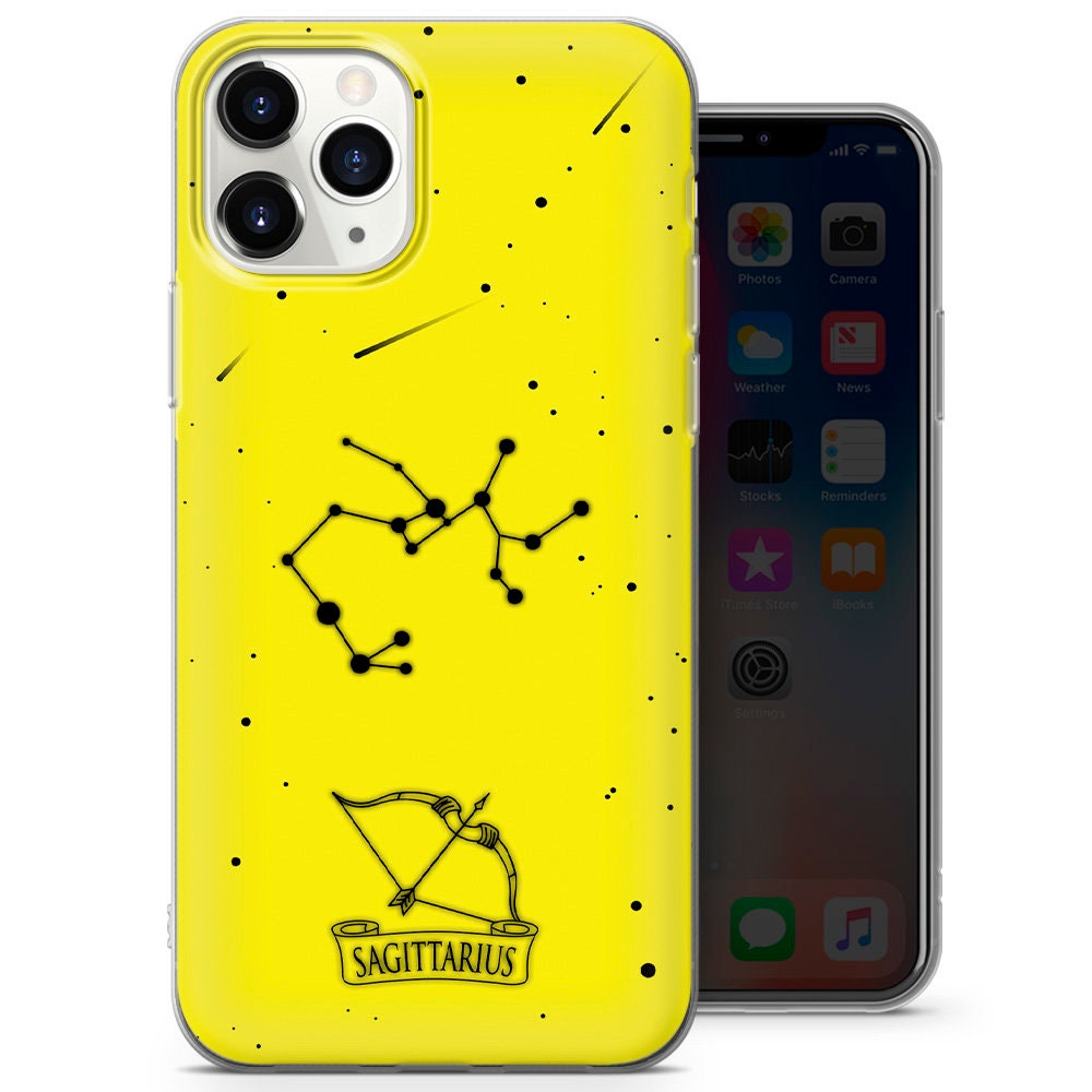 Sagittarius Phone Case Zodiac Sign Aesthetic Constellation | Etsy