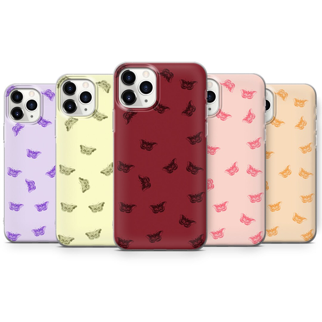 Butterfly Phone Case, Stylish Butterflies Pattern Cover | Fits iPhone 7 ...