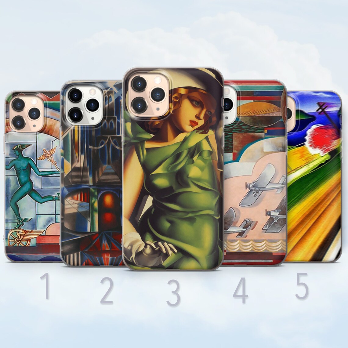 Art Deco Phone Case, Classic Oil Painting, Aesthetic Phone Cover - Fits ...