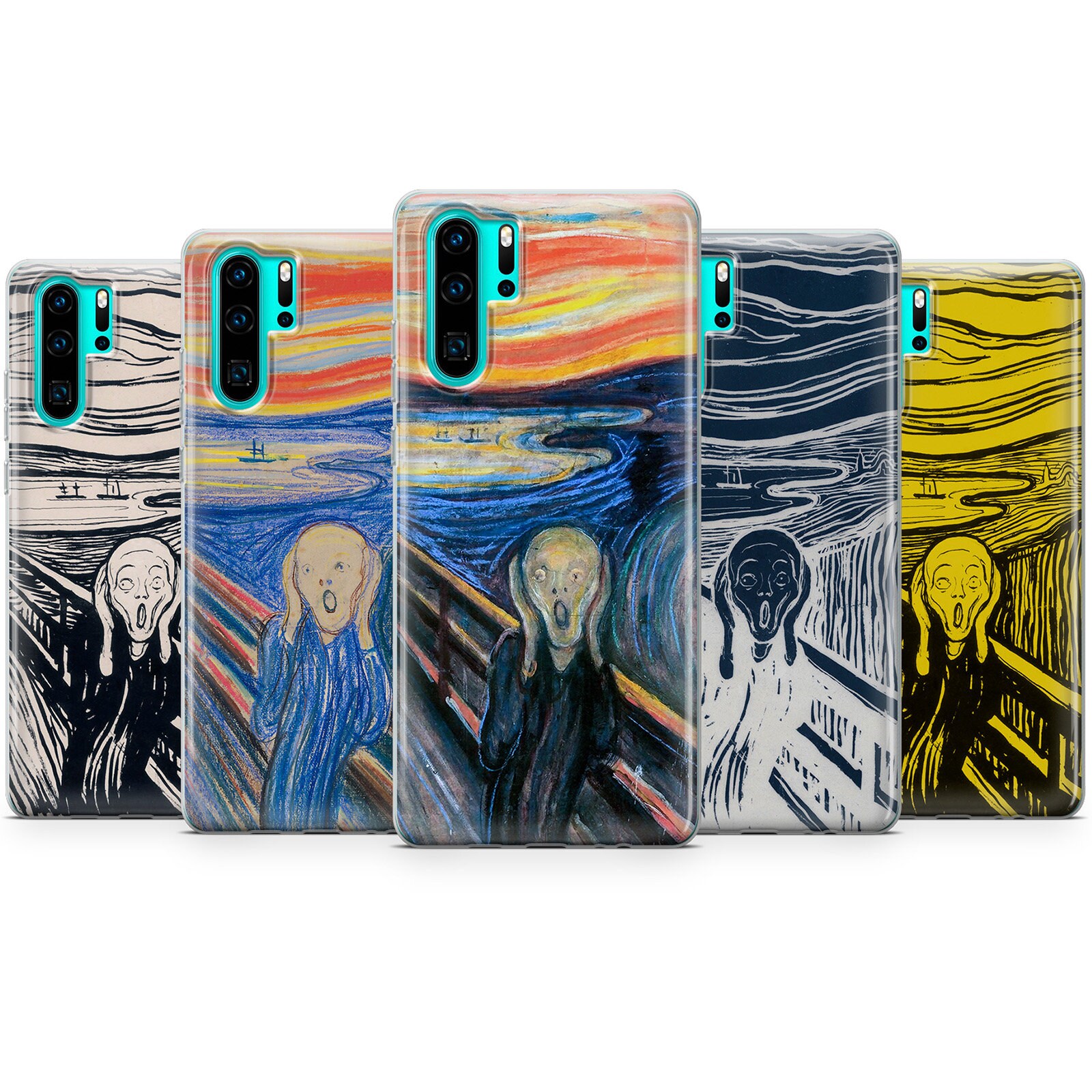 Edvard Munch Phone Case, Scream, Classic Iconic Oil Painting Cover ...