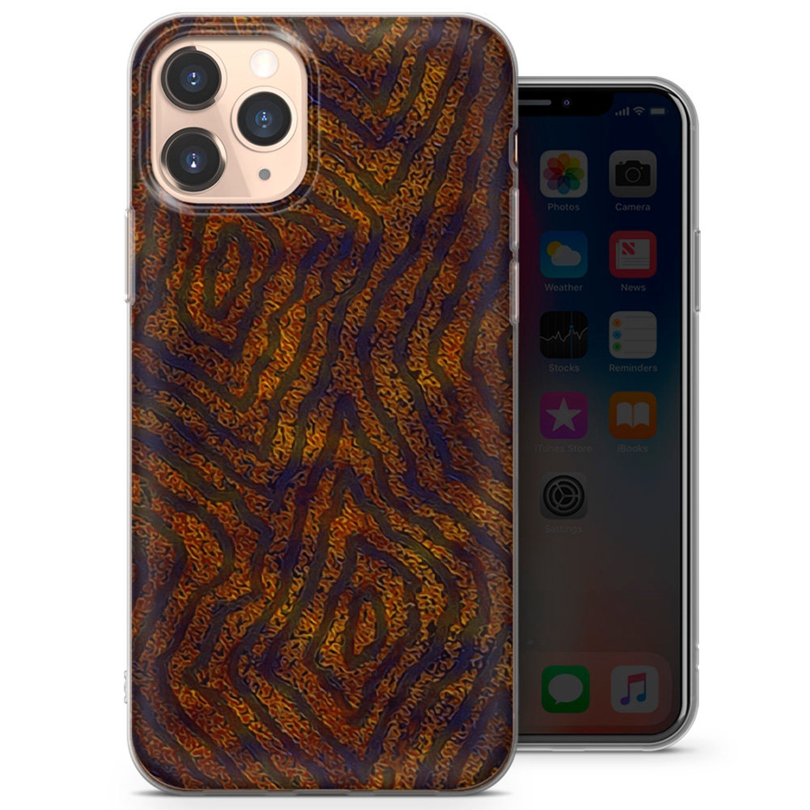 Art Deco Phone Case, Abstract Aesthetic Pattern Bling Cover - Fits ...