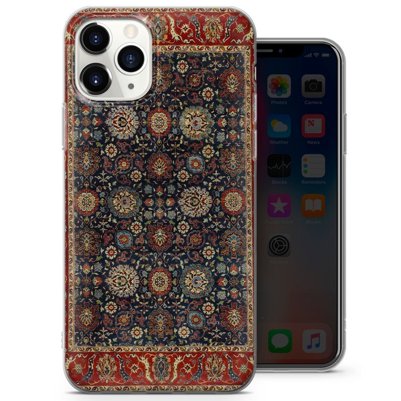 Persian Carpet Phone Case Oriental Rug Aesthetic Colorful | Etsy
