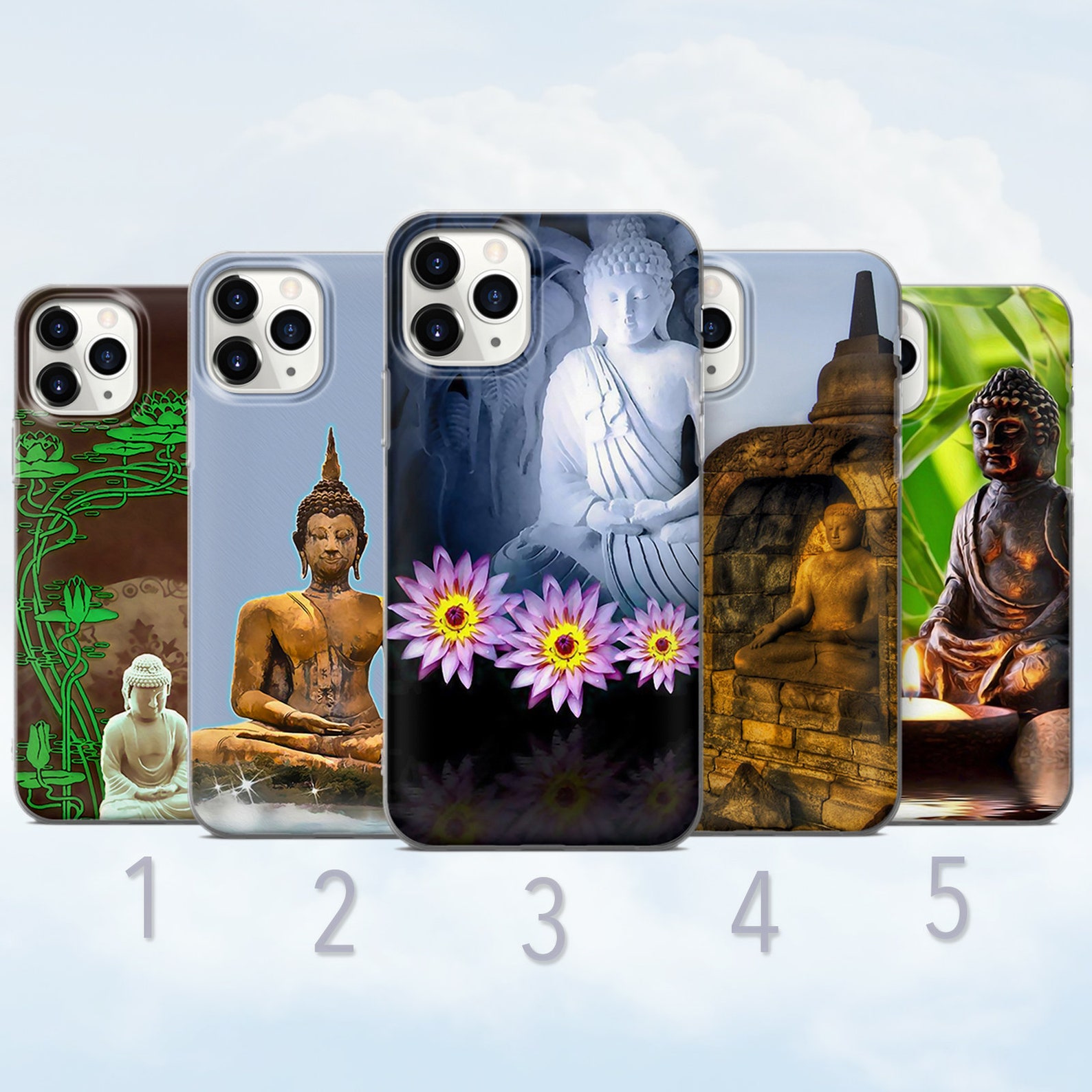 Buddha Phone Case, Buddhism, Aesthetic Harmony Cover - Fits iPhone ...