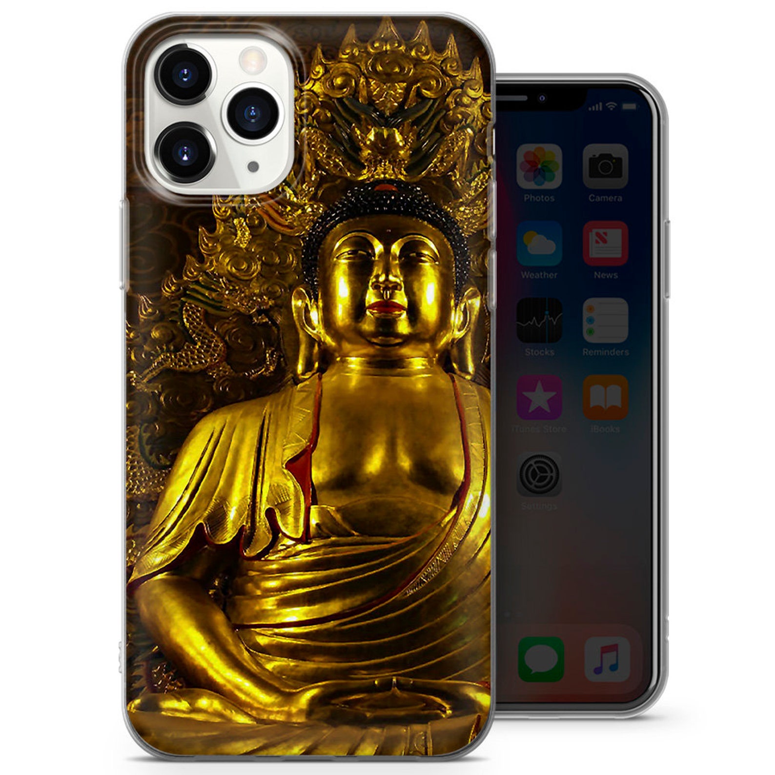 Buddha Phone Case Buddhism Aesthetic Harmony Phone Cover - Etsy
