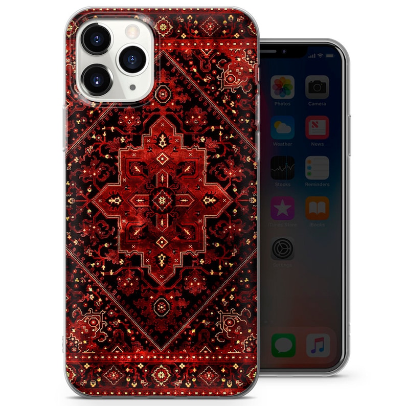 Persian Carpet Phone Case Oriental Rug Aesthetic Colorful | Etsy