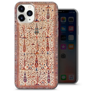 Oriental Carpet Phone Case, Persian Rug Aesthetic Colorful Cover - Fits ...