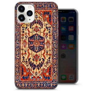 Oriental Carpet Phone Case, Persian Rug Aesthetic Colorful Cover - Fits ...