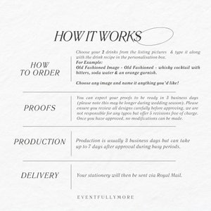 PRINTED His and Hers Drinks, Signature Drinks Sign, Bar Menu Template ...