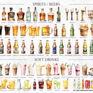 PRINTED Signature Drinks Sign, Bar Menu Sign, His and Hers Drinks ...