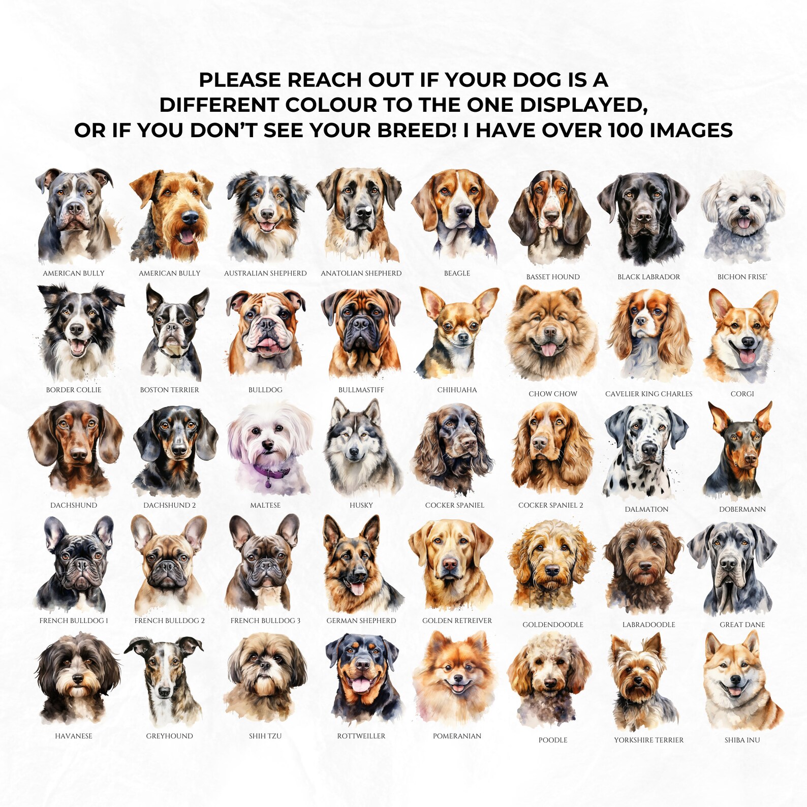 PRINTED Dog Signature Drinks Sign, Wedding Bar Menu, His and Hers ...