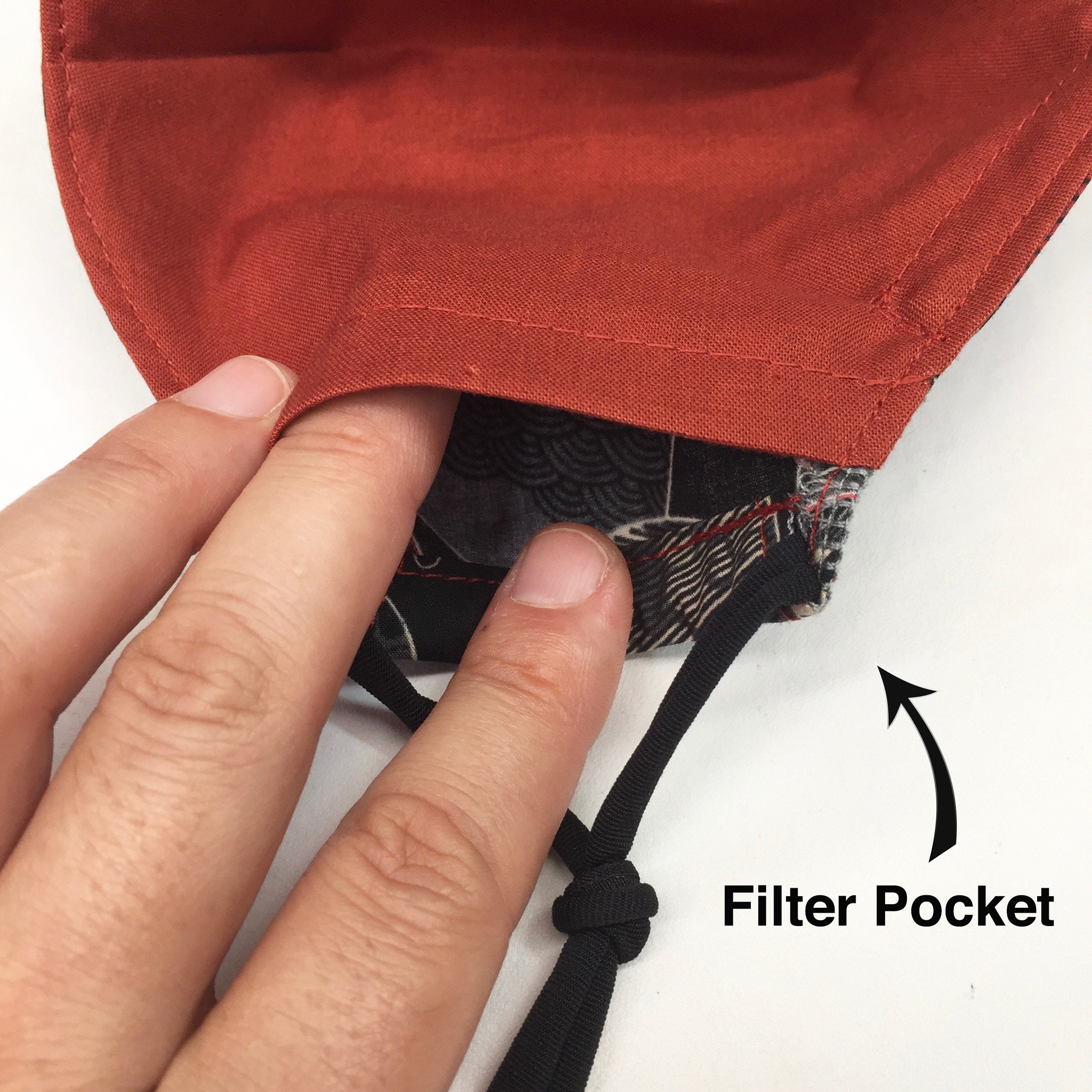 PDF Sewing Pattern for Face Mask With Filter Pocket and Nose Wire in 4 ...