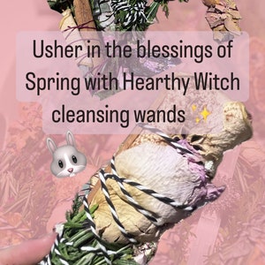 Spring Cleansing Wand: Crafted to Cleanse and Renew Spirit & Boost ...