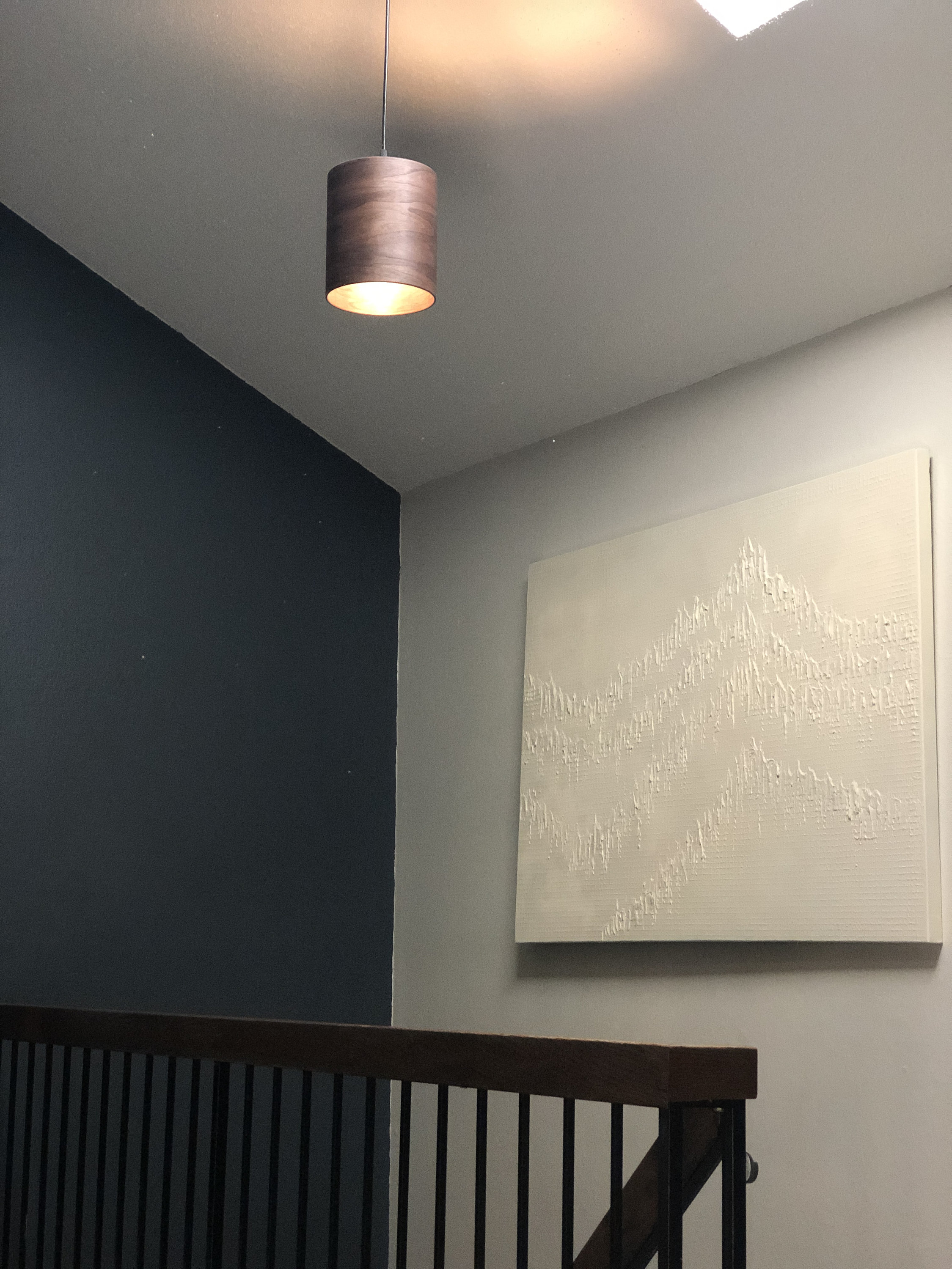 Wood Pendant Light MCM Pendant Light Kitchen Island Light Ceiling Light ...