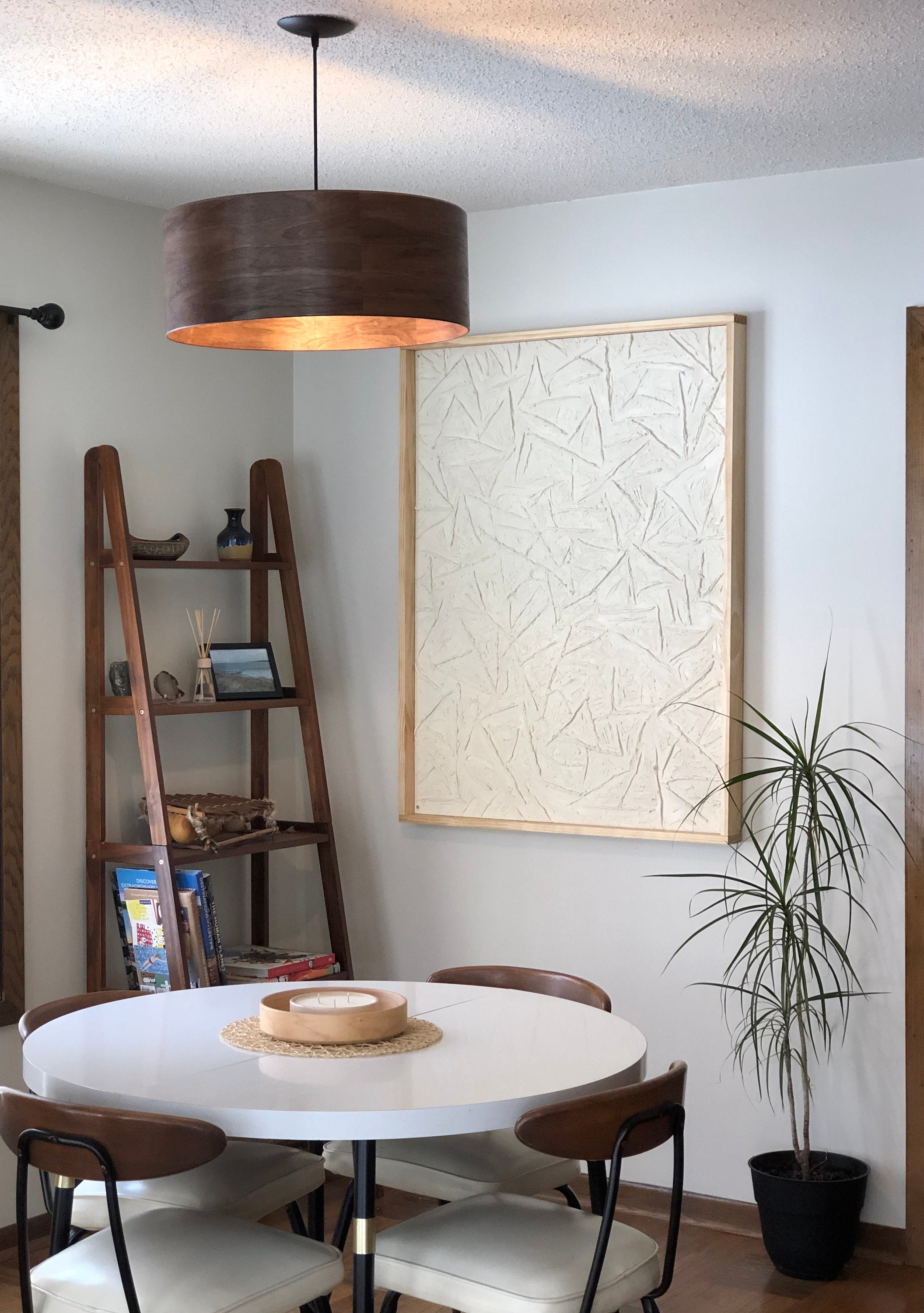 Wood Pendant Light MCM Pendant Light Chandelier Ceiling Light ...