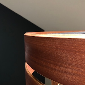 Wood Pendant Light | MCM Pendant Light | Chandelier | Ceiling Light ...