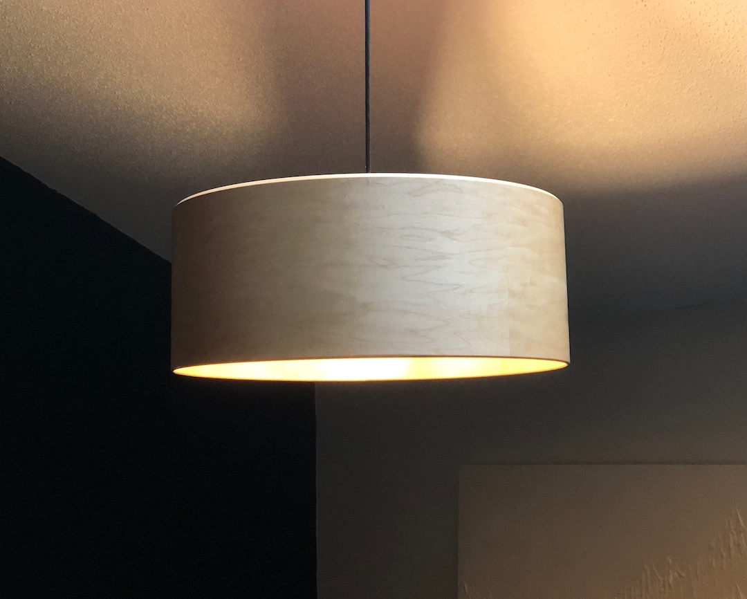 Wood Pendant Light | MCM Pendant Light | Chandelier | Ceiling Light ...