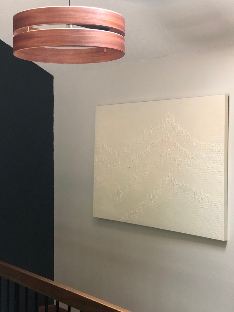 Wood Pendant Light MCM Pendant Light Chandelier Ceiling Light ...