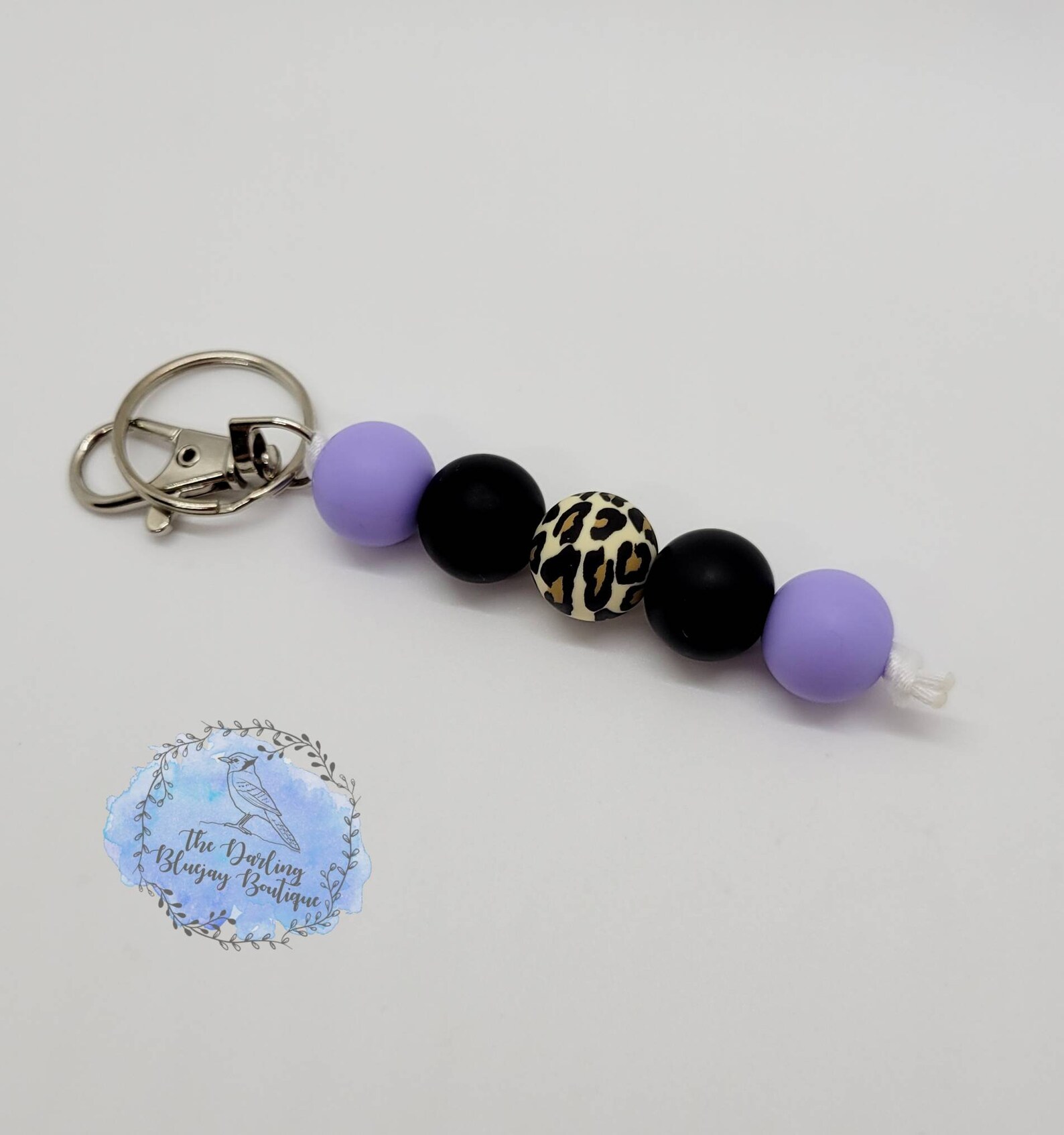 Silicone Bead Keychain Women's Accessories Leopard - Etsy UK