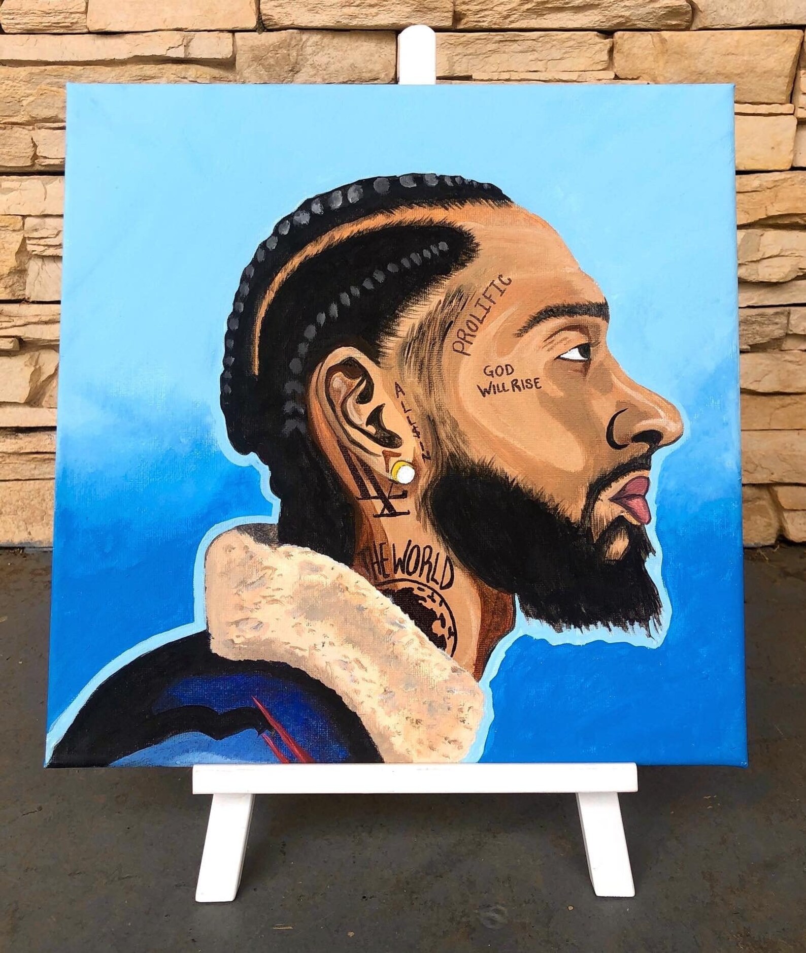Nipsey Hussle Portrait Painting - Etsy