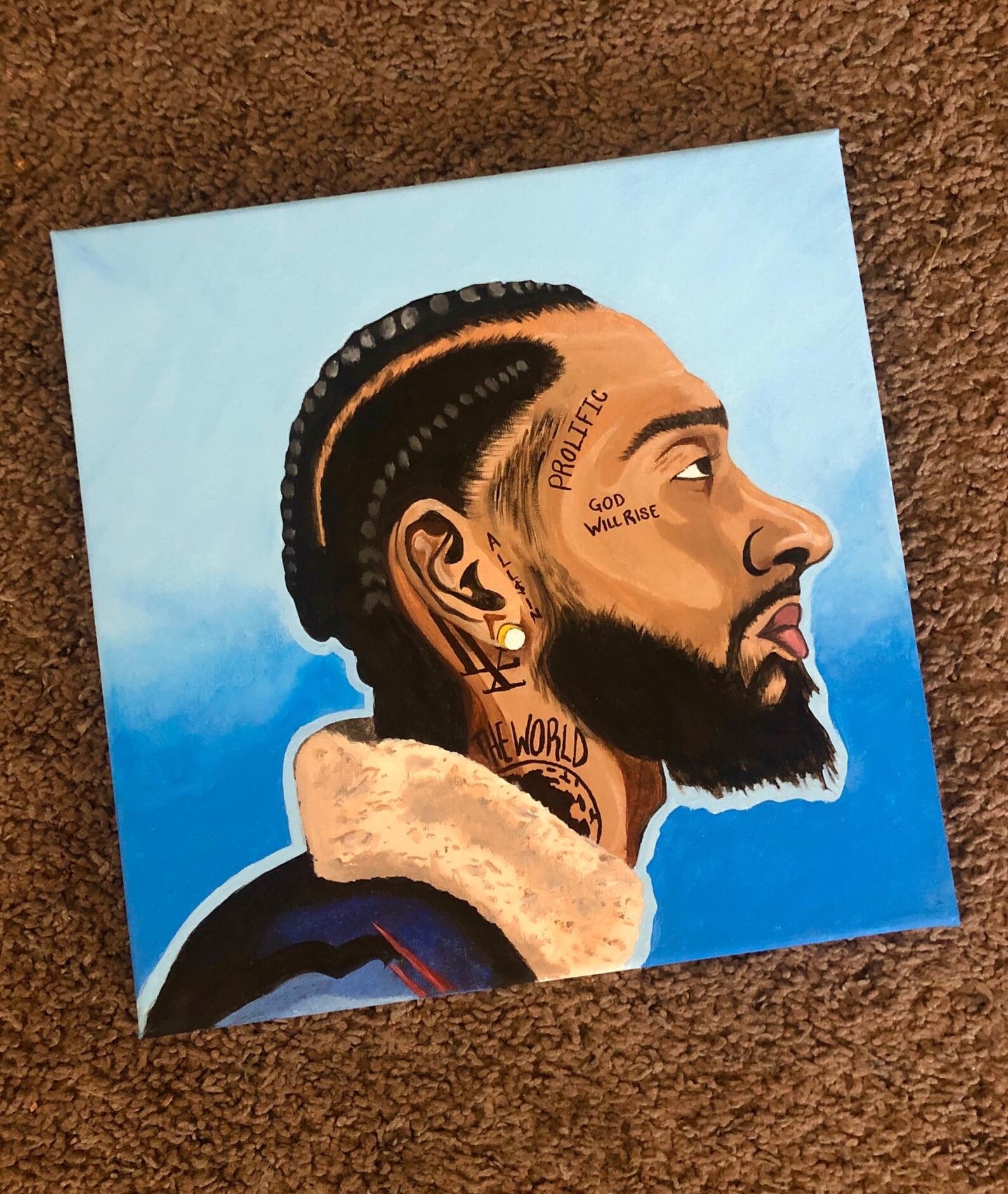 Nipsey Hussle Portrait Painting - Etsy