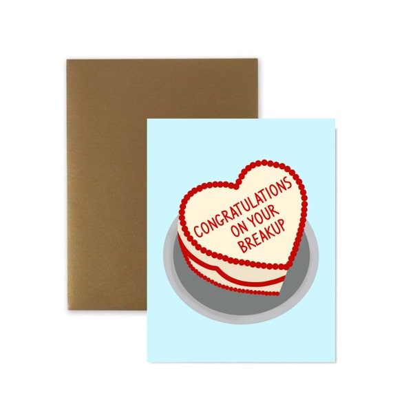 Breakup Card - Etsy