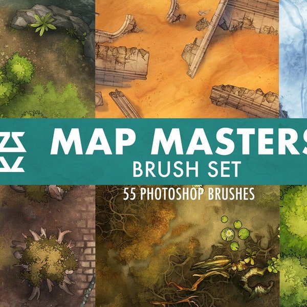 Clipstudio Brushes for Fantasy Map - Etsy Canada