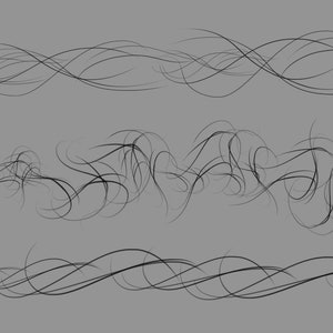 Hair Brush Set | Procreate | Photoshop | CSP | Texture Brushes - Etsy