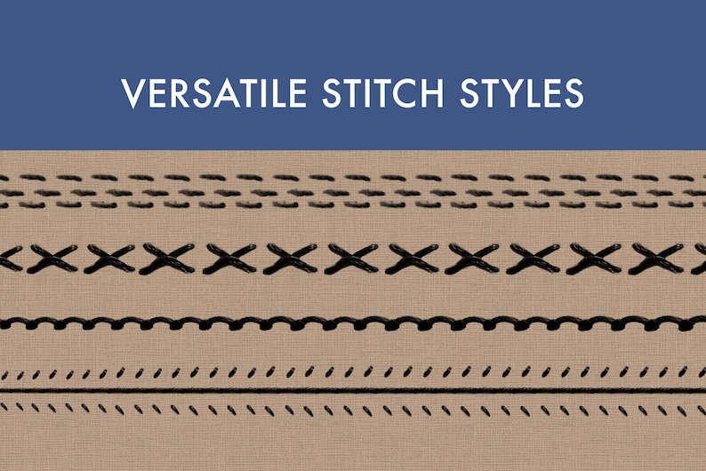 Stitches 2 Brush Set | Procreate | Photoshop | CSP | Texture Brushes - Etsy