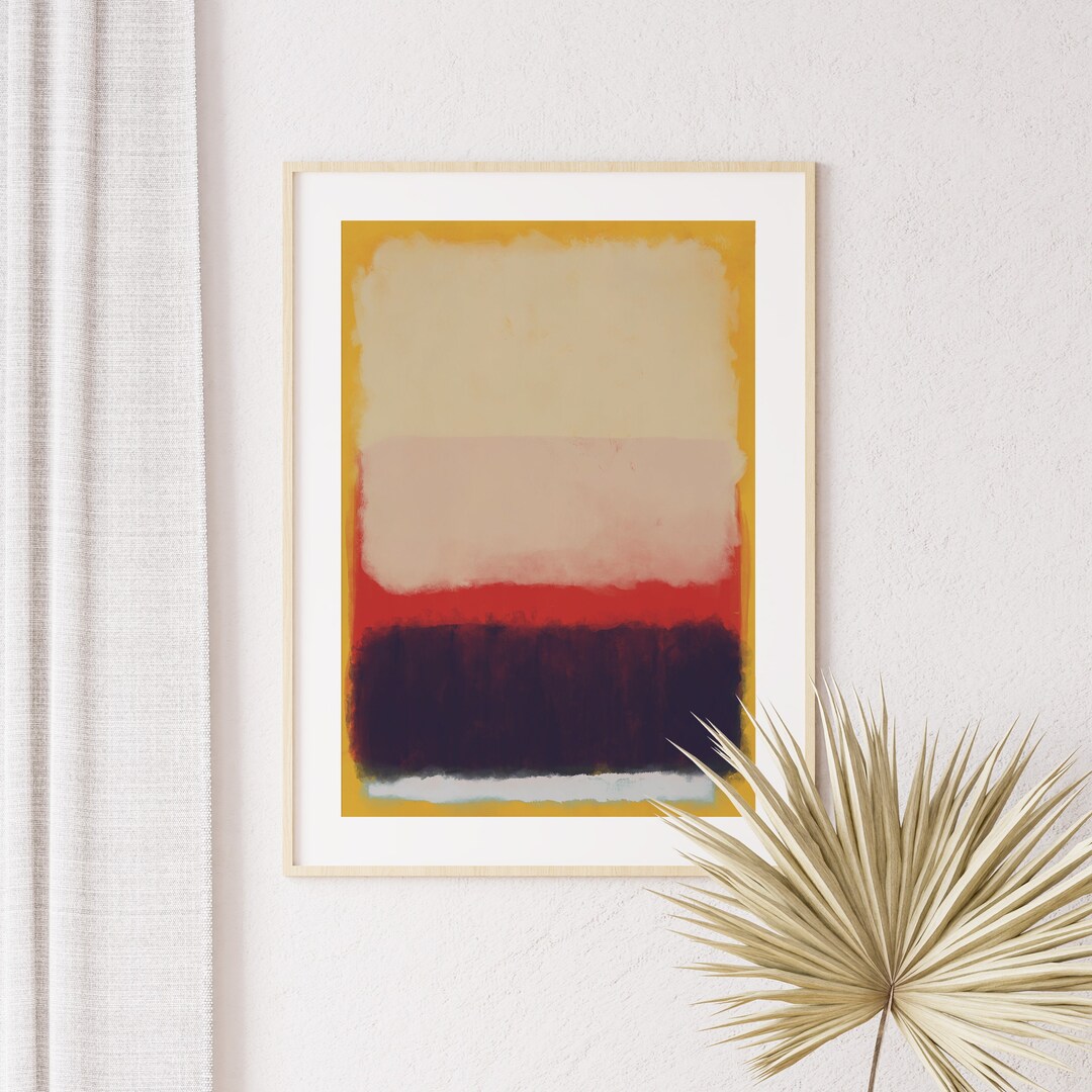 Mark Rothko-style Poster Set of 6 Digital Download MIXED COLOURS Part 2 ...
