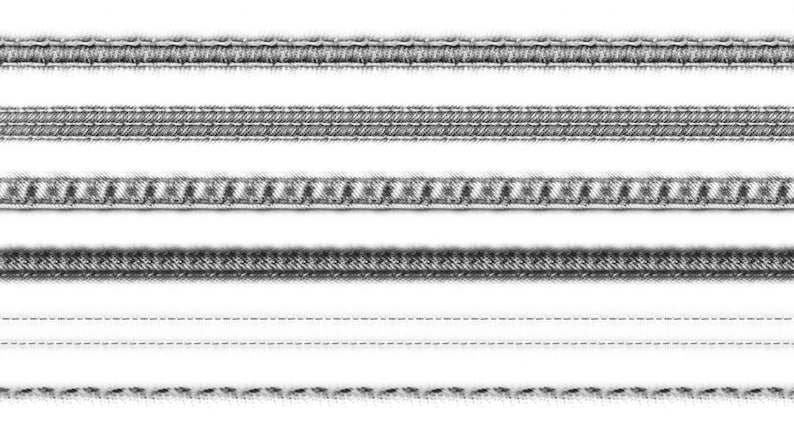 Stitches Brush Set | Procreate | Photoshop | CSP | Texture Brushes - Etsy