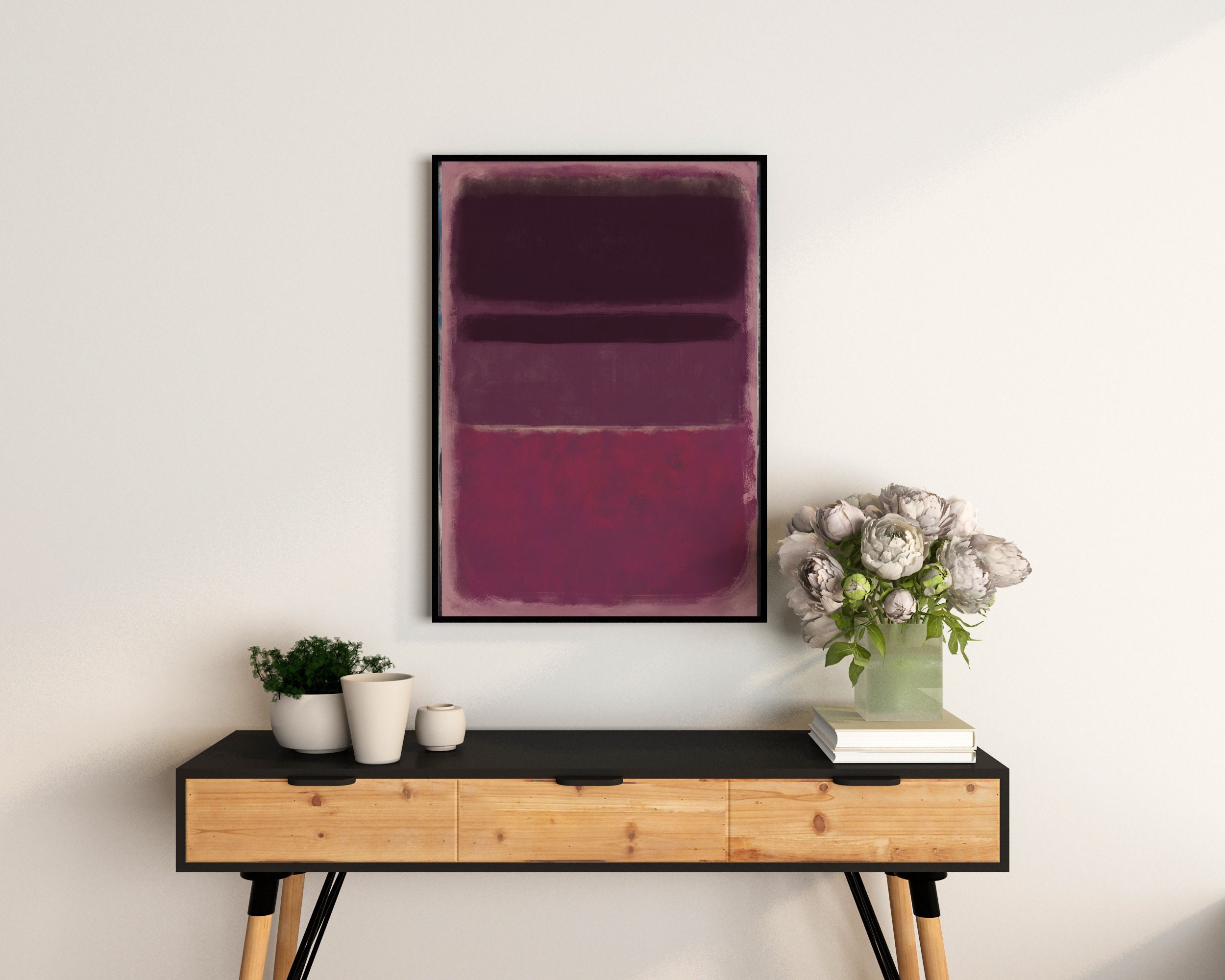 Mark Rothko-style Poster Set of 6 Digital Download PURPLE - Etsy