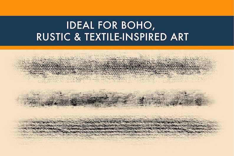 Rustic Fabric Textures Brush Set | Procreate | Photoshop | CSP ...